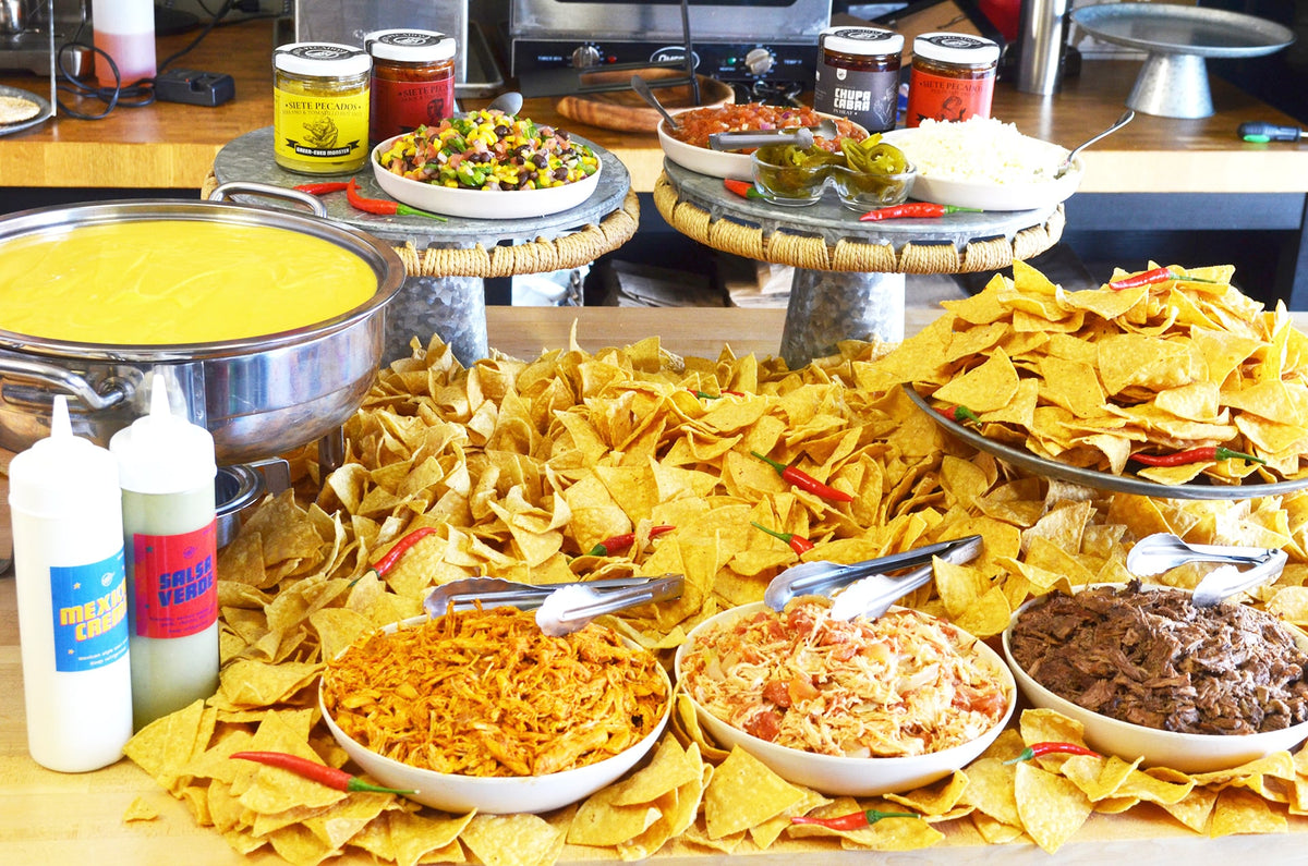 Nacho Bar Grande • Serves 25 -30 • | Santo Pecado
