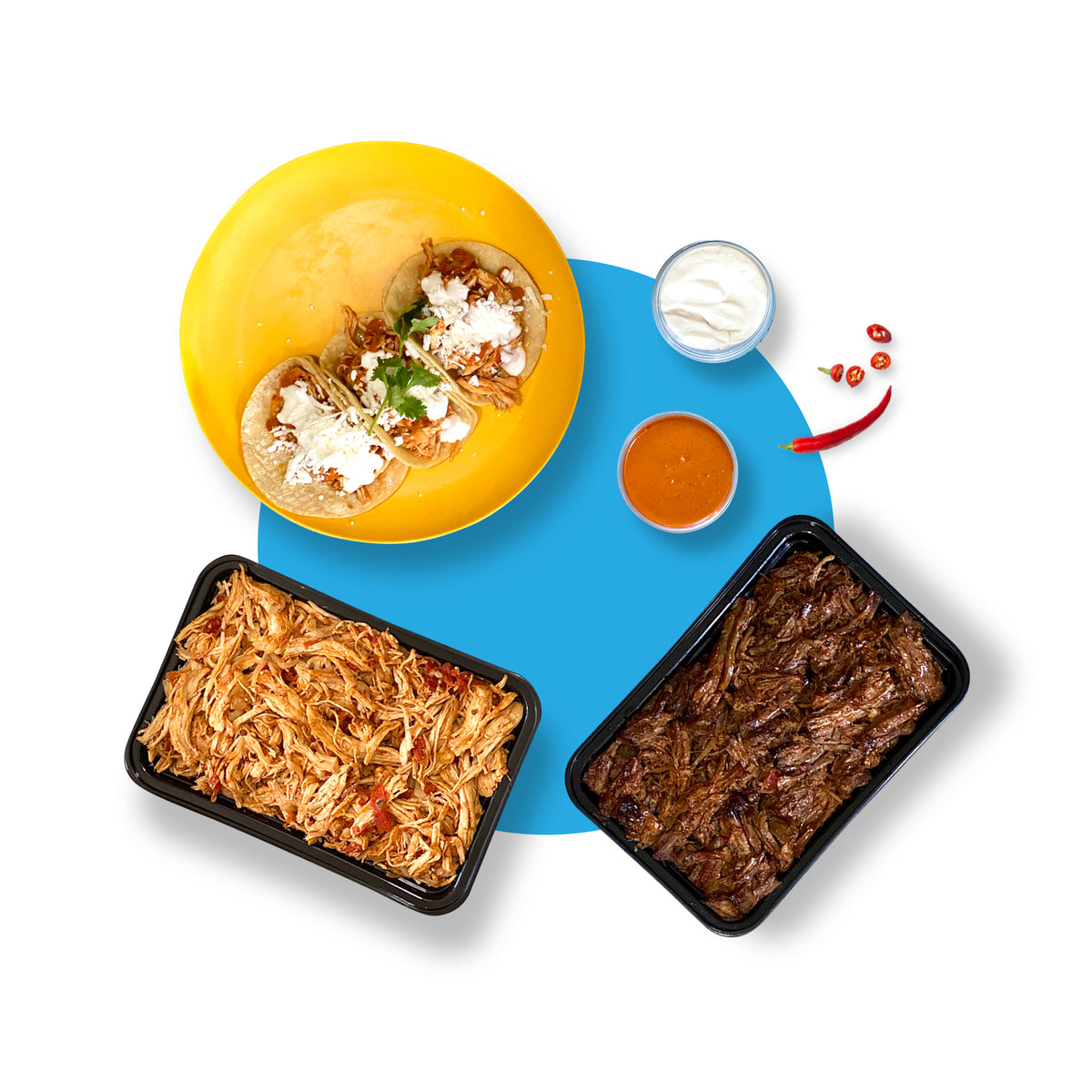Taco Bar MediumServes 15-20 | Santo Pecado