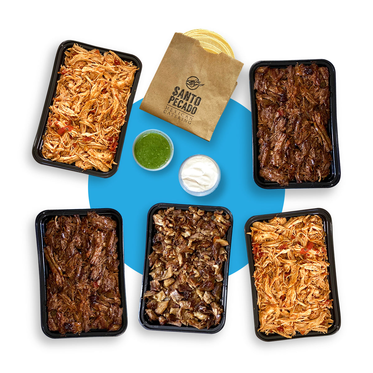 Taco Bar Mega • Serves 100 • | Santo Pecado